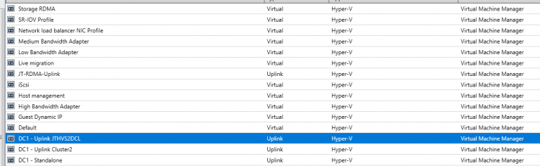 How to configure System Center VMM Part 4 - Port Profiles - jtpedersen.com IT made simple