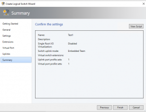 How to configure System Center VMM Part 5 – Logical Switches - jtpedersen.com IT made simple