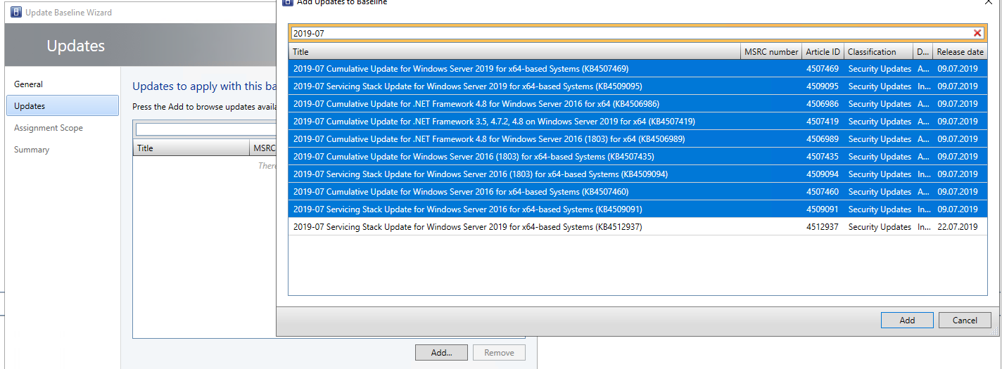 How to configure System Center VMM Part 12 – Update Server and Baselines - jtpedersen.com IT ...