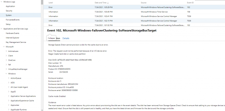 Capacity Disk failing to join StoragePool on Azure Stack HCI Cluster - jtpedersen.com IT made simple