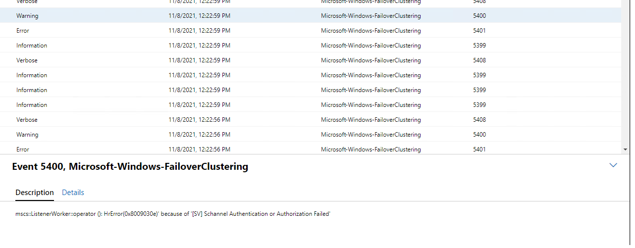 Cluster Node failed to join the cluster - jtpedersen.com IT made simple