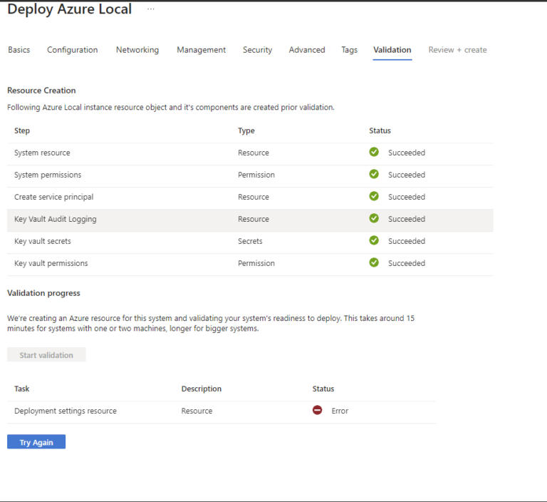 Validation Timeout Deploying Azure Local Cluster It Made Simple